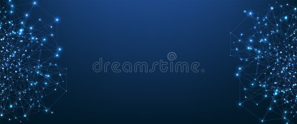 Global Network Connection Concept. Big Data Visualization Stock Photo ...