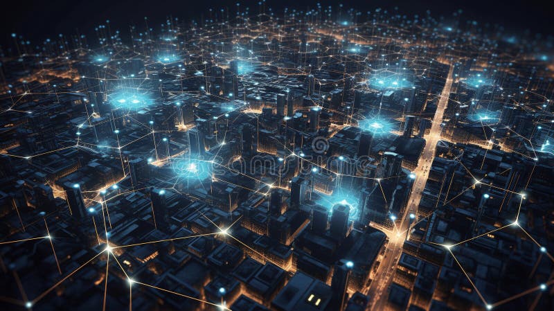 Global Network Connection, Covering the City with Lines of Innovative ...