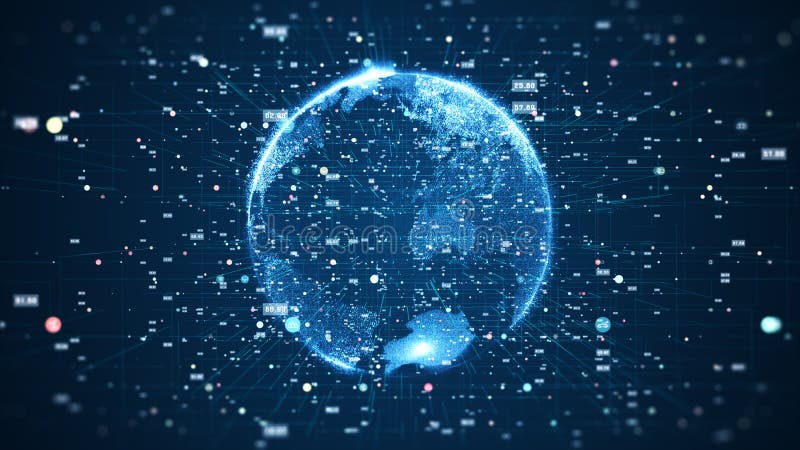 Global Network Connection and Data Connections Concept Stock Photo ...