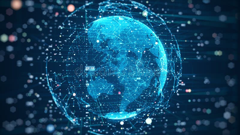 Global Network Connection and Data Connections Concept Stock Photo ...