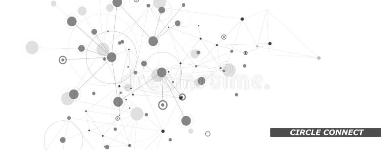 Global Network Connection Digital Communication Vector Design Element Abstract Vector