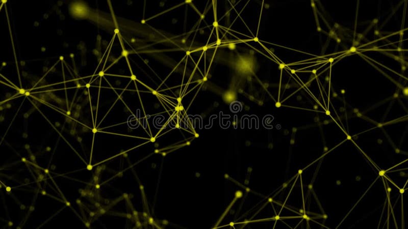 Global Network Connection. Digital Data Visualization. Vector Illustration. Plexus Fantasy ...