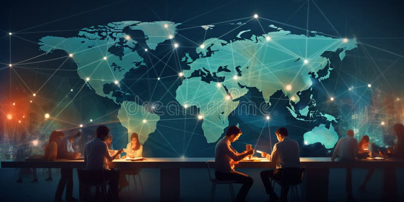 Global Network Connection, Exchange Business Information Stock ...