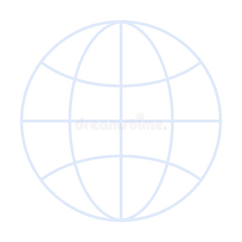 Global Network Connection Grid with Transparent Background and Simple ...