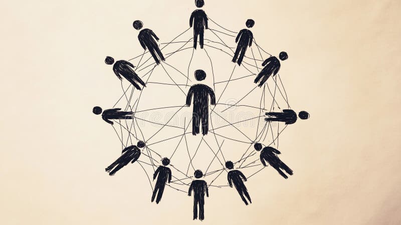 Global Network Connection Teamwork Collaboration and Communication ...