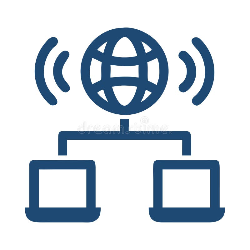 Global Network Connection Telecommunications Industry Icon Stock ...