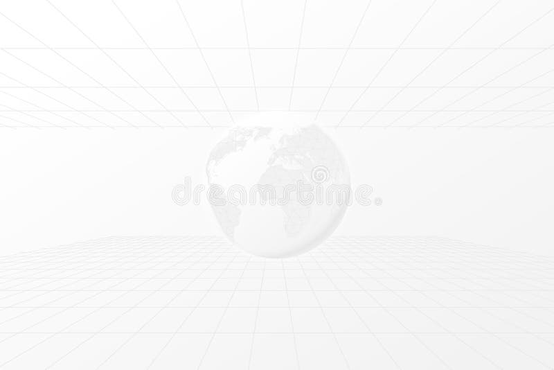 Global Network Connection. White Abstract Technology Digital Hi Tech ...