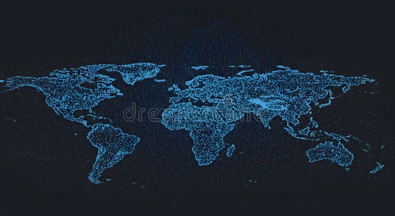 Global Network Connections: a Digital World Map Visualization of ...