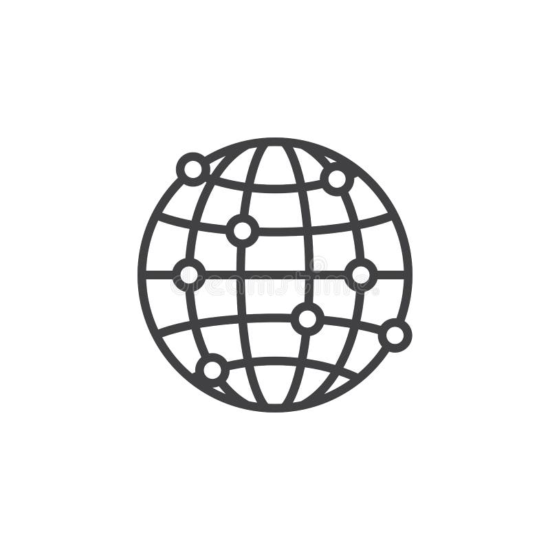 Global Network Connections Icon Vector, Filled Flat Sign, Solid Stock ... Global Network Connections Icon Vector, Filled Flat Sign, Solid Stock ...