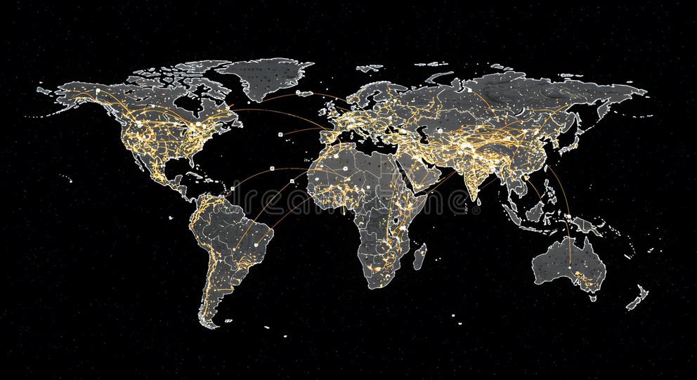 Global Network Connections: a Visual Representation of Worldwide ...