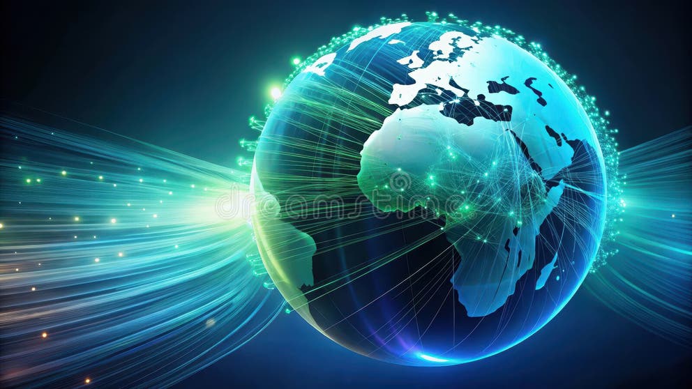 Global Network Connections a Visualization of Worldwide Digital ...