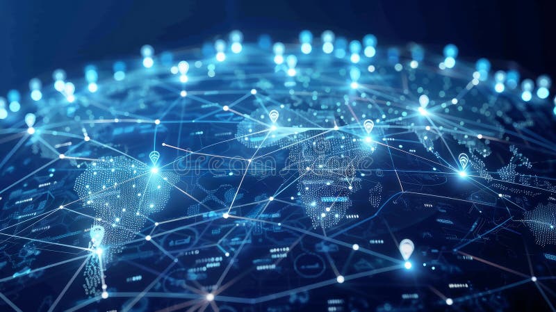 Global Network Connections Visualizing the Interconnectedness of the ...