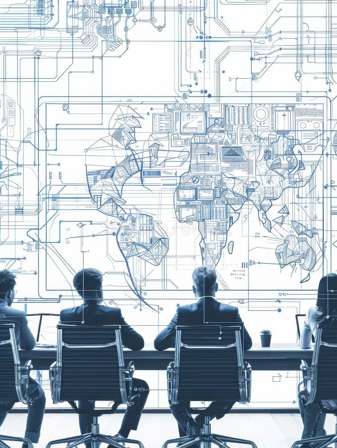 Global Network Connectivity and Collaboration a Team of Professionals ...