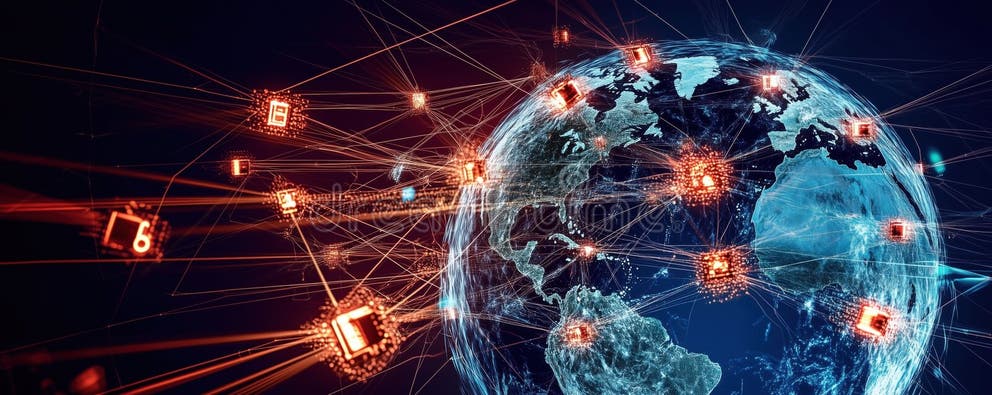 Global Network Connectivity with Digital Circuits and Data Flow Over ...