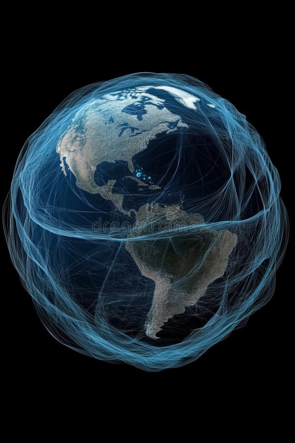 Global Network Connectivity Illustration Stock Illustration ...