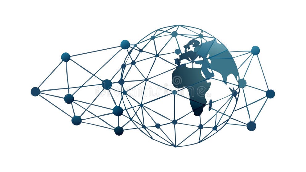 Global Network Connectivity Vector Icon for World Tech, Vector Design ...