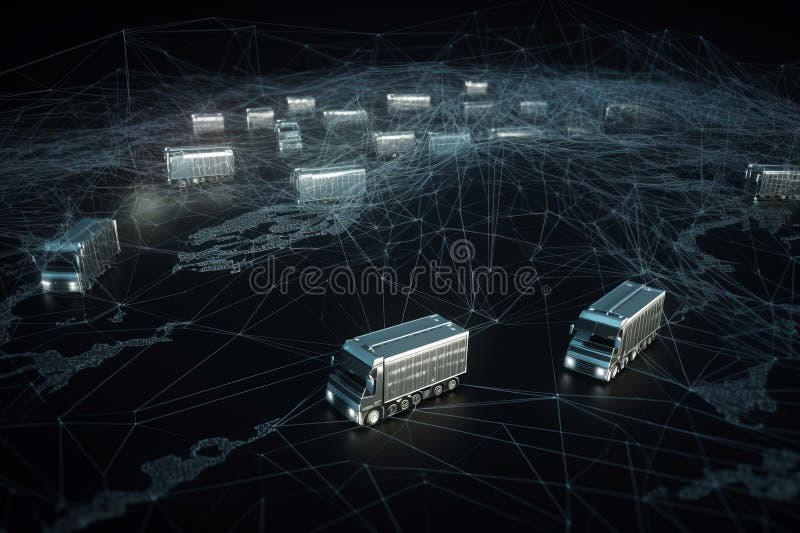 Global Network Coverage World Map Import Export, Oil Ship Tanker ...