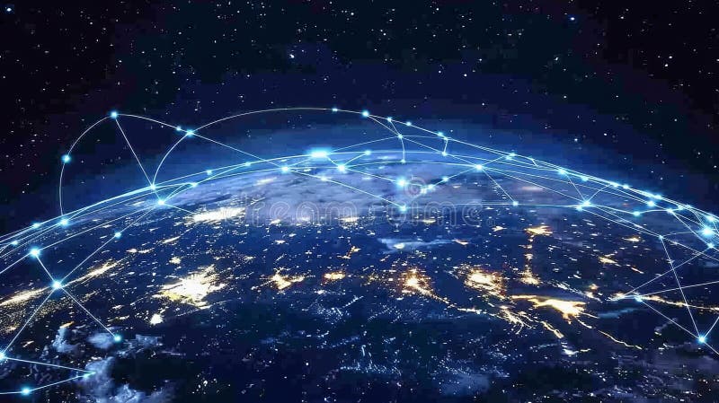 Global Network with Cutting Edge Perceptron Lines Spanning the Earth ...