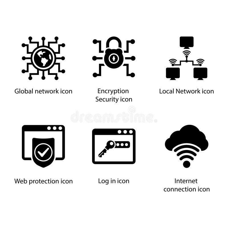 Global Local Lock Icon Stock Illustrations – 95 Global Local Lock Icon ...