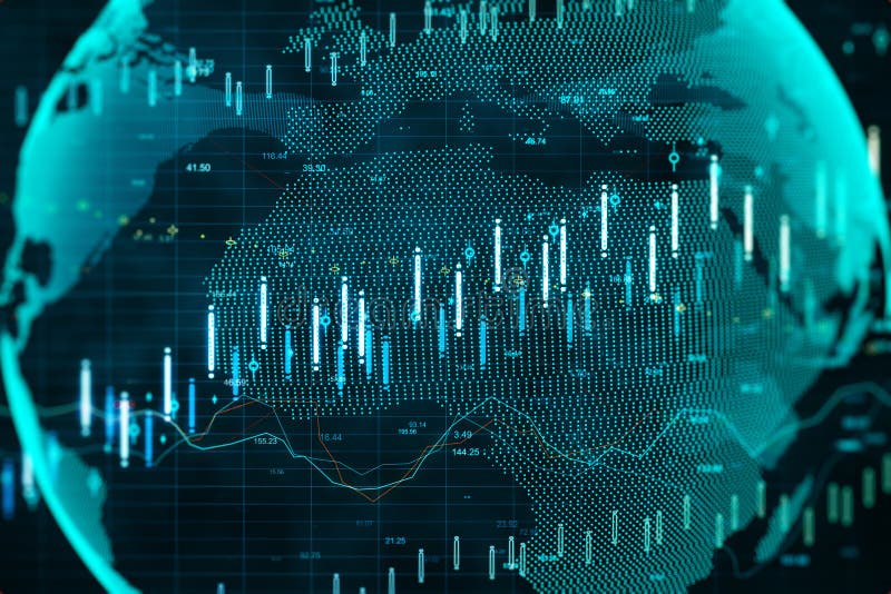 Global Network and Finance Concept Stock Image - Image of increase ...