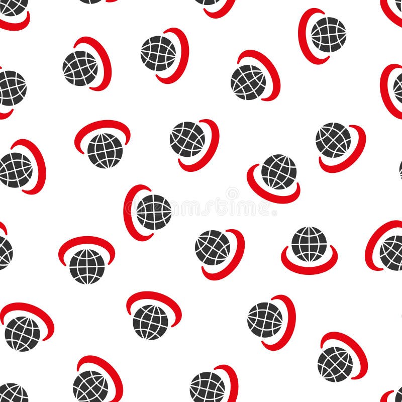 Global Network Flat Vector Seamless Pattern Stock Vector - Illustration ...
