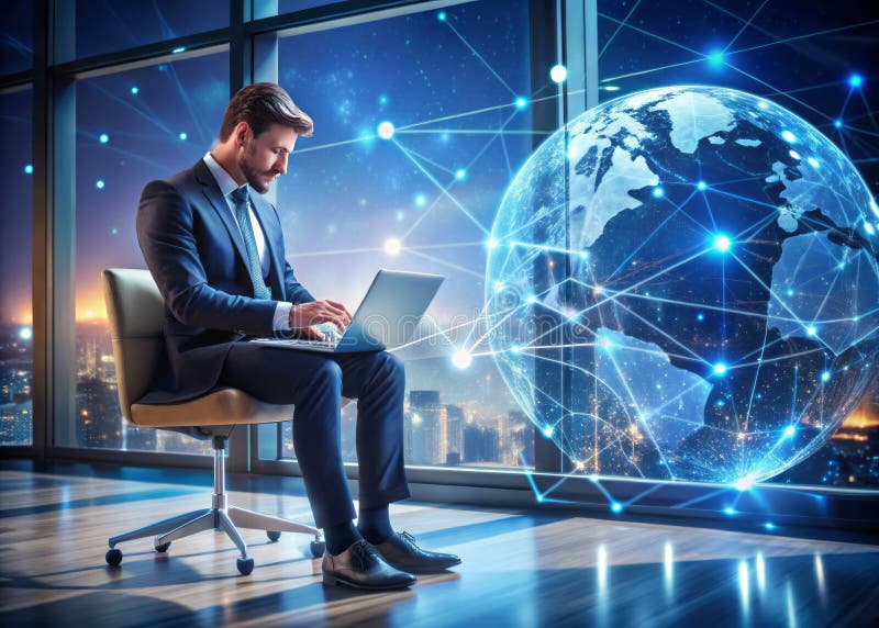 Global Network Infrastructure Advanced Internet Technology Software ...