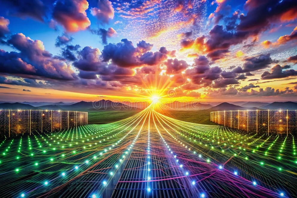 A Global Network of Interconnected Data Servers Visualizing the ...