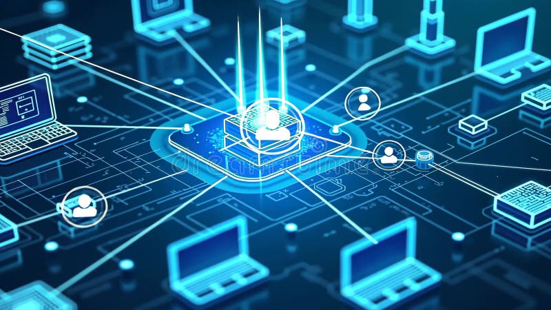 Global Network: Interconnected Digital World Stock Video - Video of ...