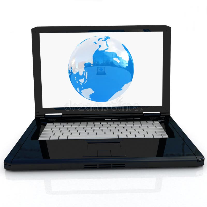 Global Network the Internet Stock Illustration - Illustration of ...