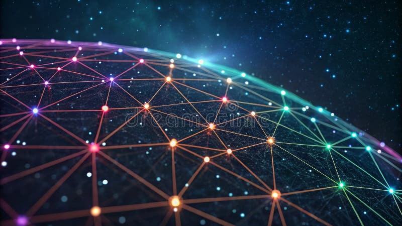 Global Network Iridescent Nodes, Cosmic Background, Connectivity ...