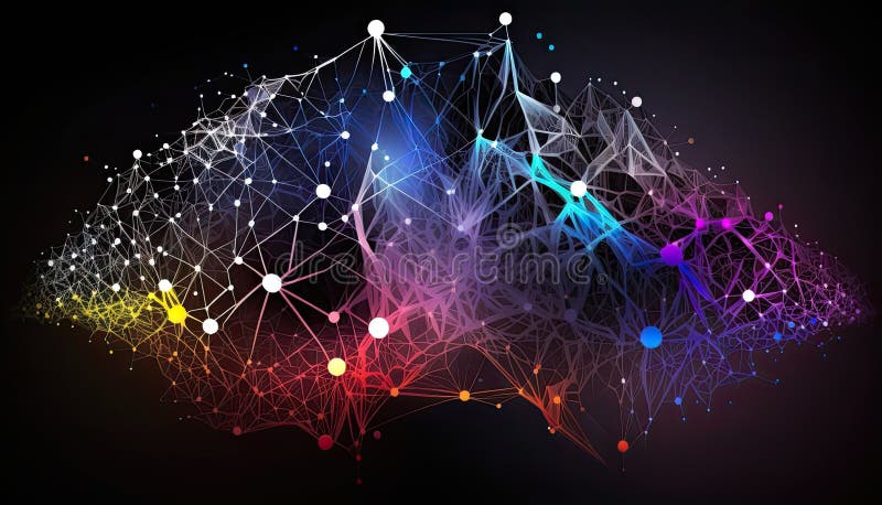 Global Network , Line and Dot Connection Stock Image - Image of ...