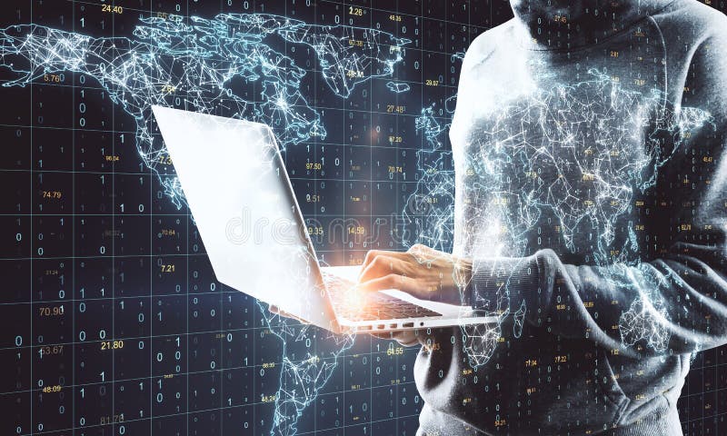 Global Network and Malware Concept Stock Image - Image of international ...