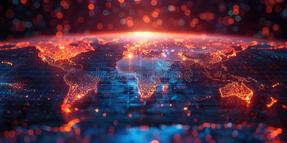 45,453 Global Network Map Stock Photos - Free & Royalty-Free Stock ...