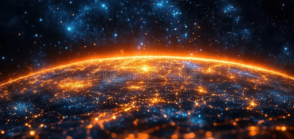 Global Network, Map and Worldwide Web for Connectivity, Innovation for ...