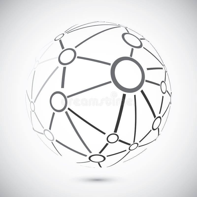 Global network stock vector. Illustration of circle, blue - 50850437 Global network stock vector. Illustration of circle, blue - 50850437