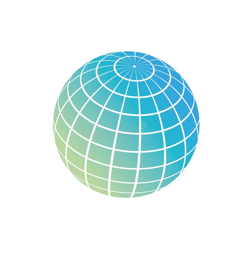 Global Network on Planet Concept Sign Stock Vector - Illustration of ...