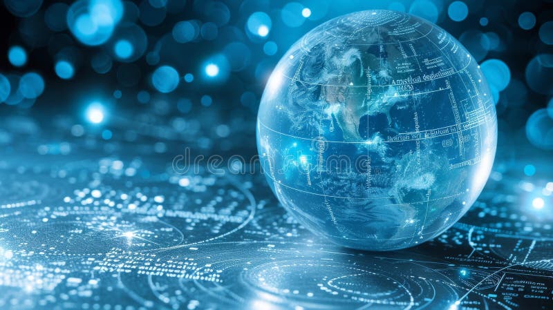 Global Network Sphere stock photo. Image of data, connectivity - 312103808