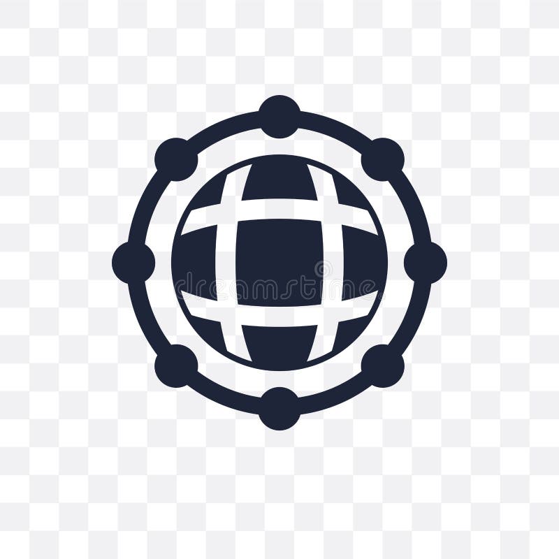 Global Network Transparent Icon. Global Network Symbol Design Fr Stock ...