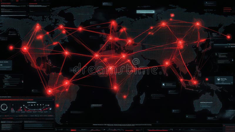 Data Flows through a Glowing Green Tunnel AIG535 Stock Photo - Image of display, design: 319331680