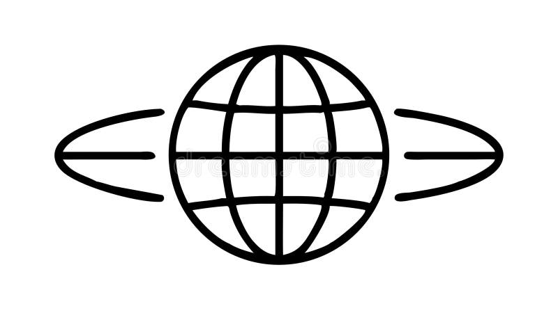 Global Network Wireframe, Internet Connectivity Icon, Vector Design ...
