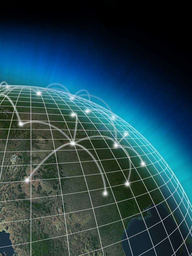 Global Networking stock illustration. Illustration of internet - 22333145