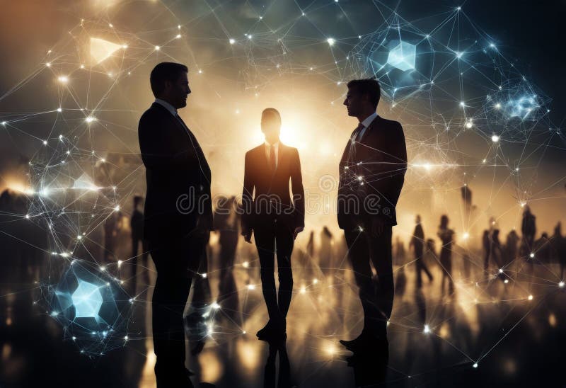 Global Networking Background Resources Management Technology Social ...