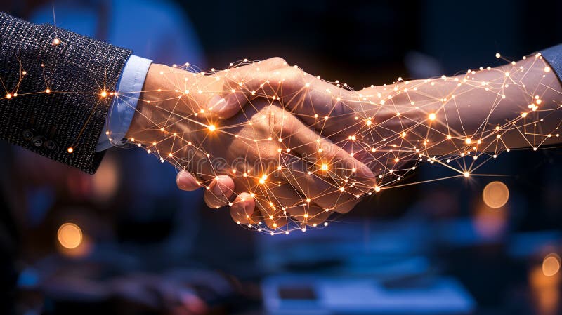 Global Networking Connection Concept. Customer Support Stock ...