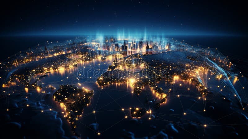 Global Networking Connection, Metaverse Technology, Digital ...