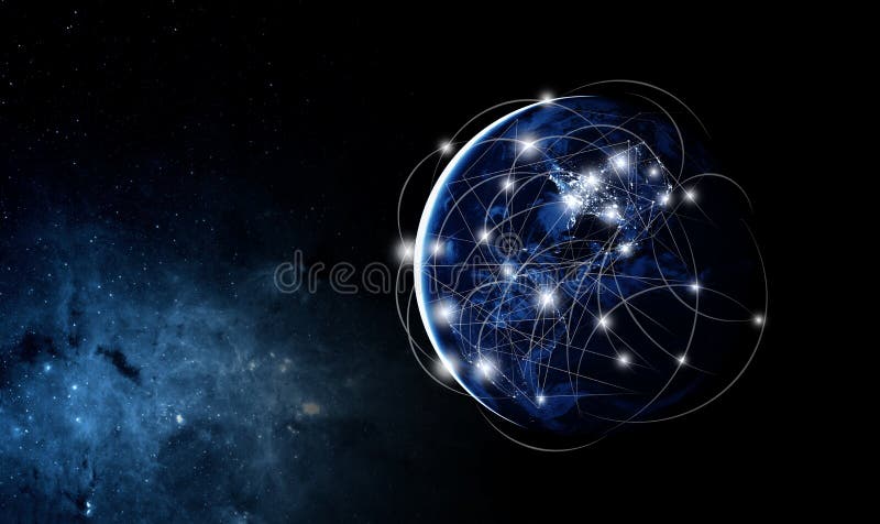 Communication planet stock illustration. Illustration of conceptual - 72287
