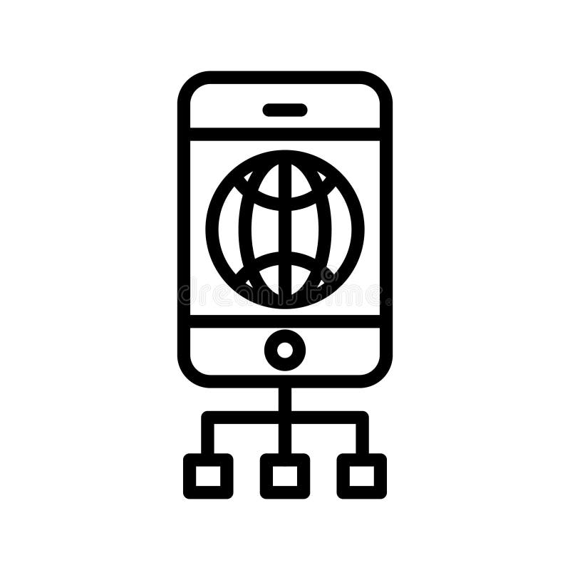 Global Networking Isolated Vector Icon Which Can Easily Modify or Edit ...