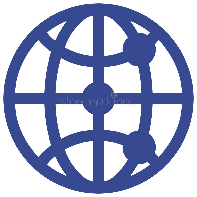 Global Networking Isolated Vector Icon Which Can Easily Modify or Edit ...