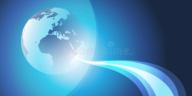 Blue Wavy Tech Background Globe Stock Illustrations – 89 Blue Wavy Tech ...