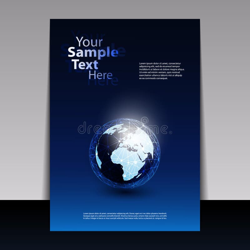 Global Networks - Flyer Concept Stock Vector - Illustration of data ...