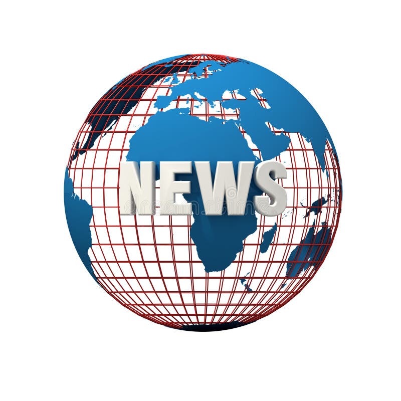 News globe series stock illustration. Illustration of isolated - 8921734
